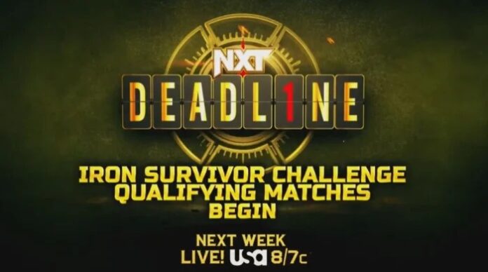 Regresa el Iron Survivor Challenge en NXT Deadline