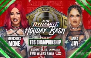 Mercedes Mone vs Anna Jay en AEW Holiday Bash