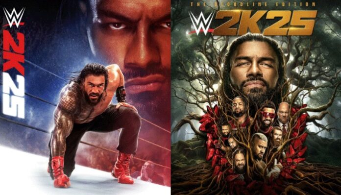 Roman Reigns portada del WWE 2K25 - Planeta Wrestling