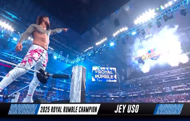 Jey Uso gana el WWE Royal Rumble 2025 Jey Uso gana el WWE Royal Rumble 2025
