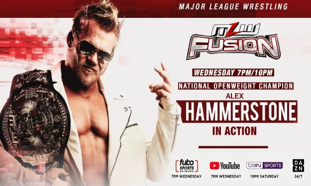 Alex Hammerstone estará presente este miércoles en MLW Fusion